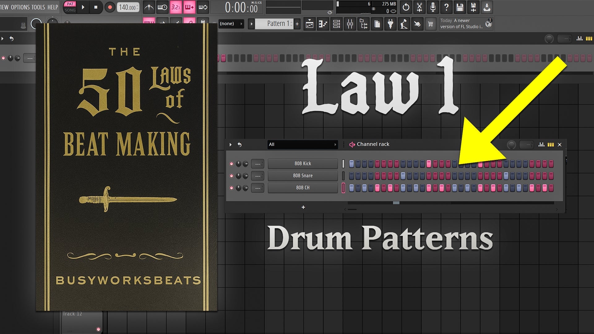 Drum Patterns • The 50 Laws of Beat Making – Busy Works Beats
