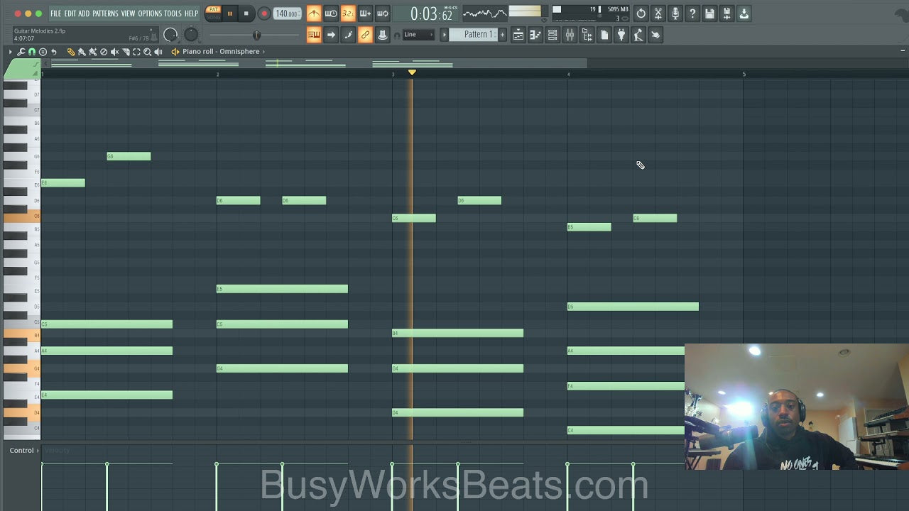 Easy Guitar Melody Tutorial for Beginners – Busy Works Beats